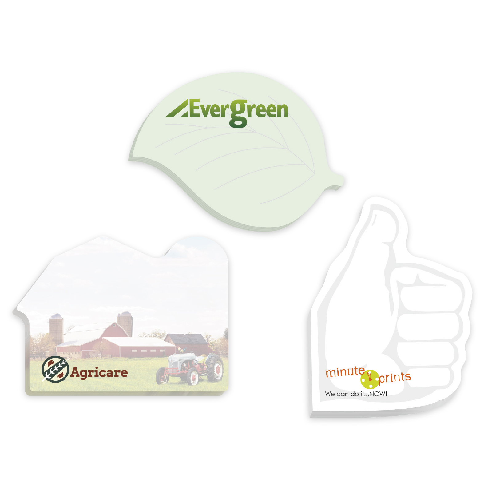 Souvenir® Sticky Note™ 4" x 3" Die Cut Pad, 25 sheet | Koozie Group