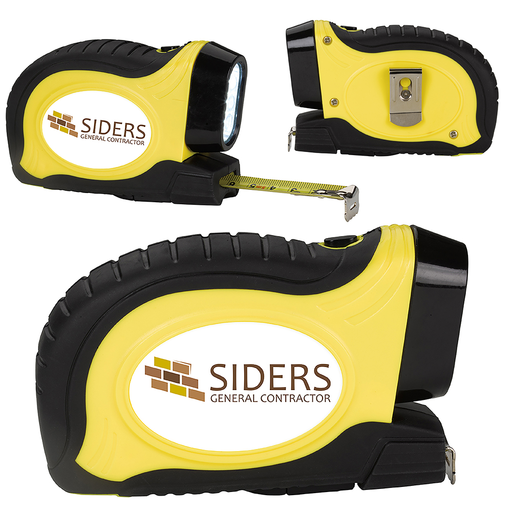 Tape Measure with LED Flashlight | Koozie Group