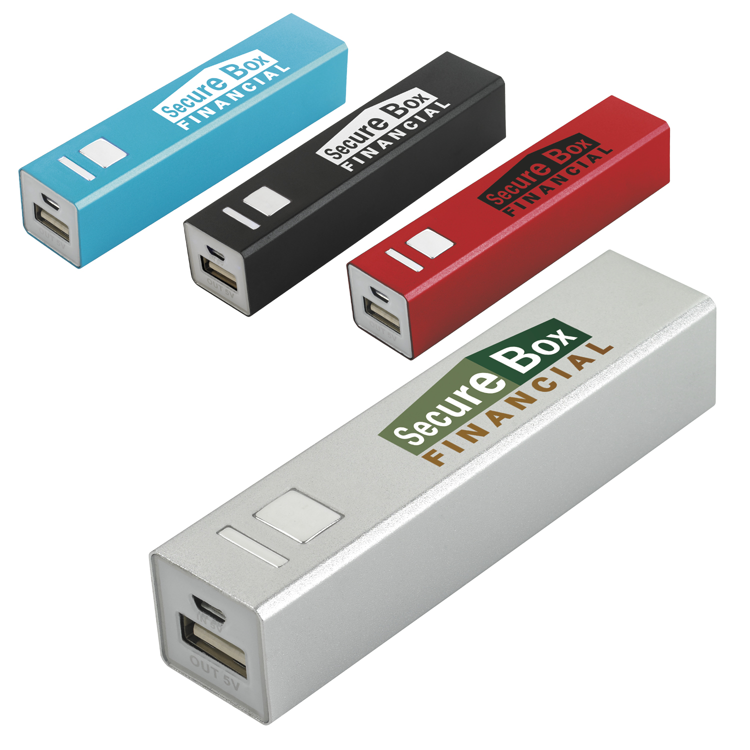 Metal Power Bank 2600mAh | Koozie Group