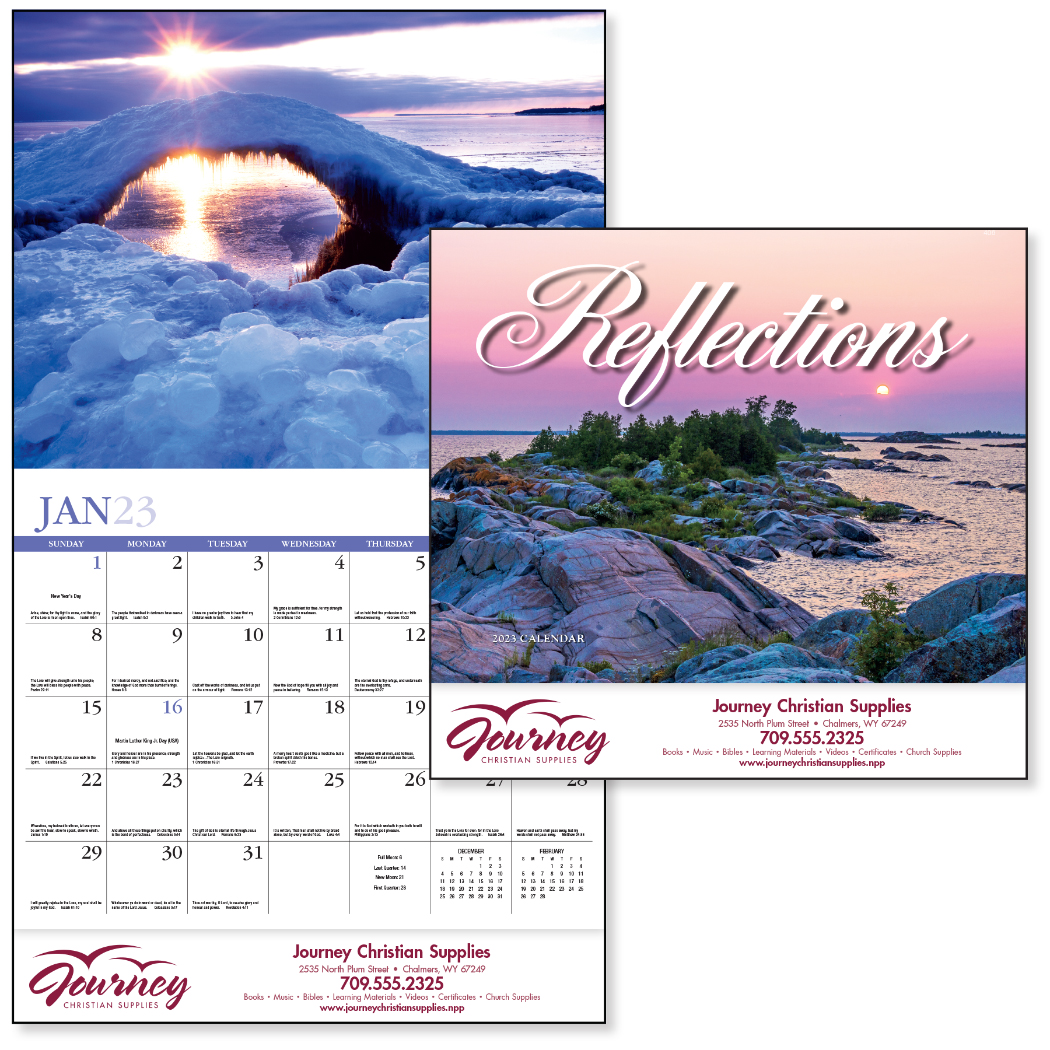 Reflections (Non-Denominational) Appointment Calendar - Stapled ...