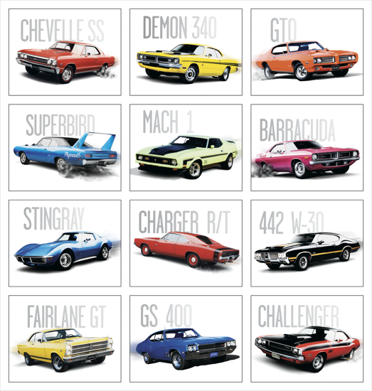 Classic Muscle Cars | Koozie Group