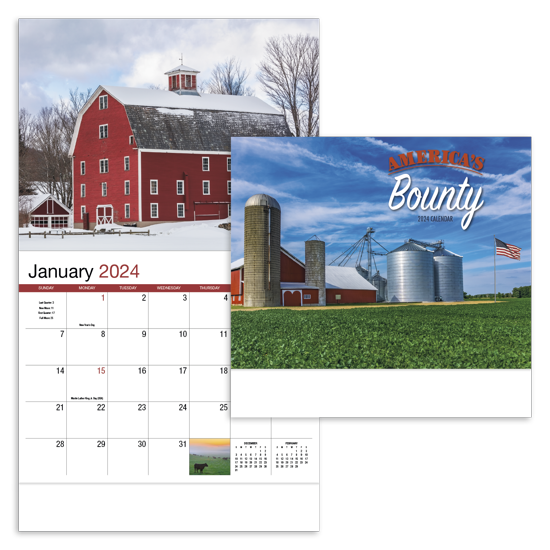 America's Bounty Appointment Calendar - Stapled | Koozie Group