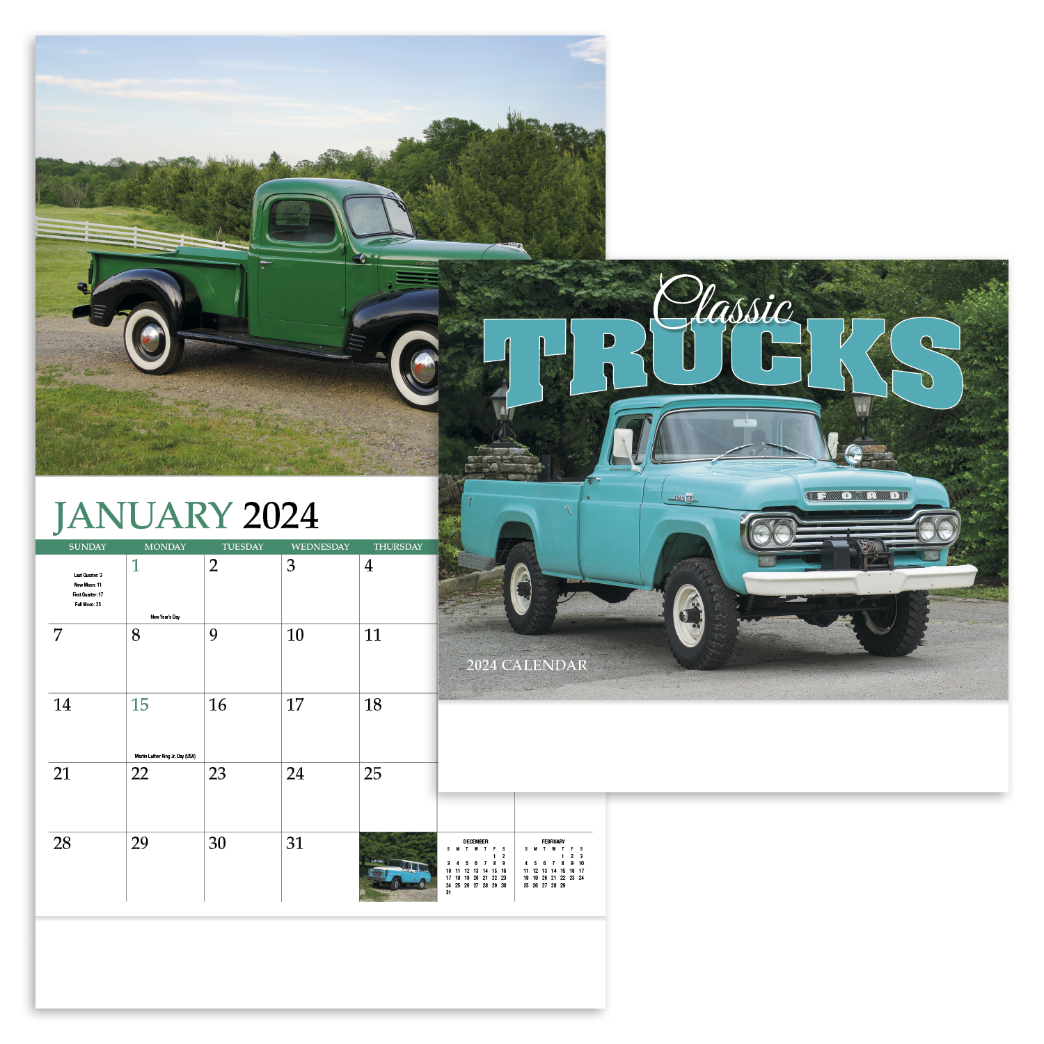Classic Trucks Appointment Calendar - Stapled | Koozie Group