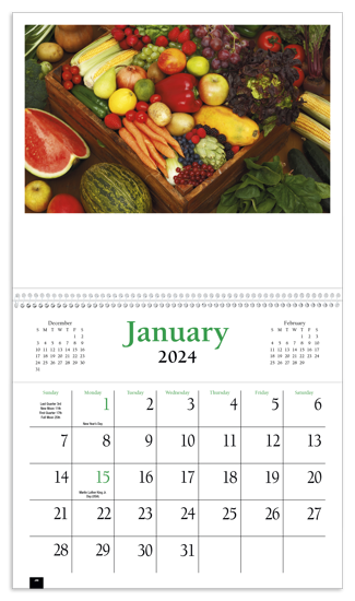 Pocket Cookbook Calendar | Koozie Group