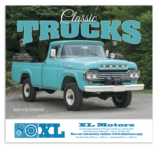 Classic Trucks Appointment Calendar - Stapled | Koozie Group