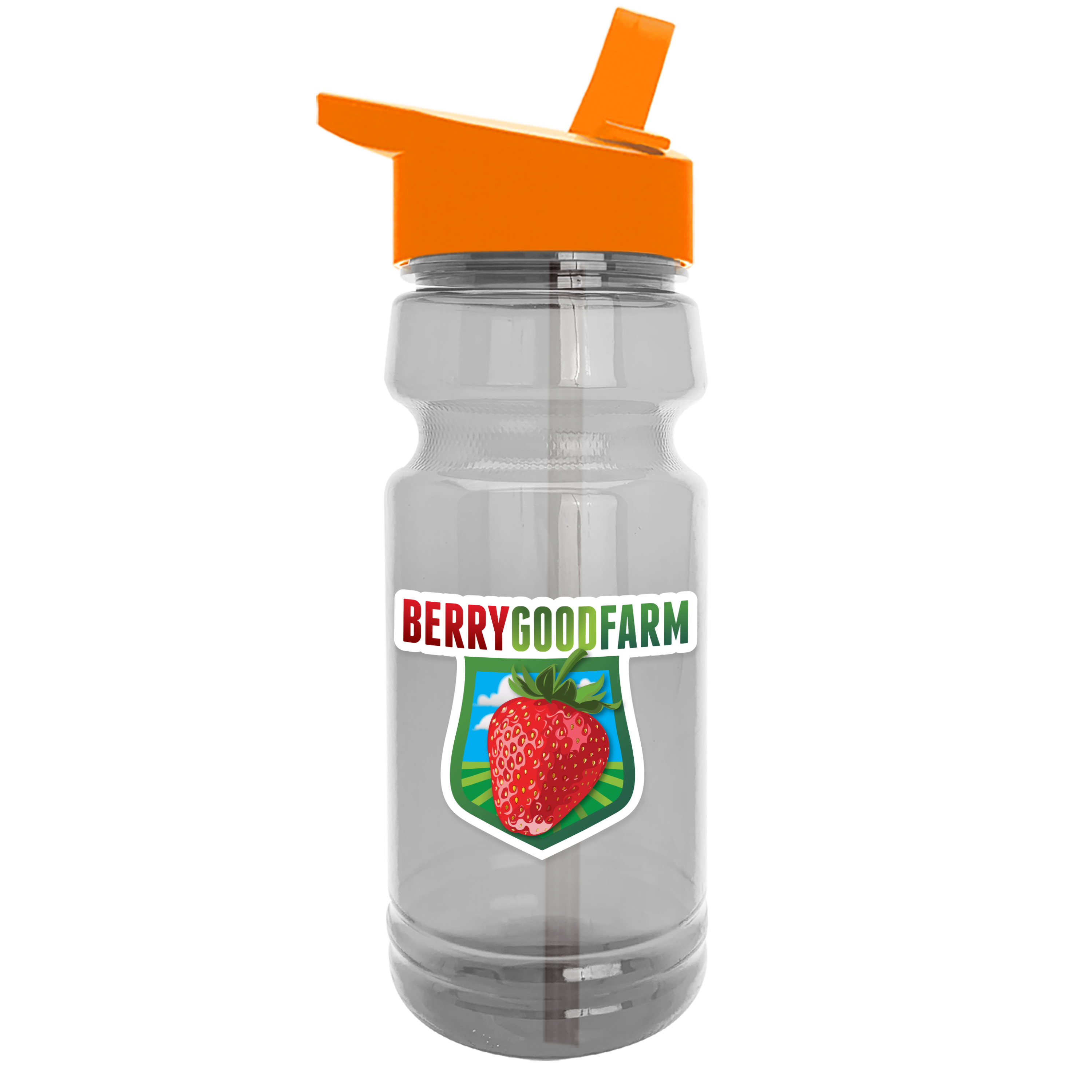 Garyline® Trainer Clear Bottle with Flip-Straw Lid - 24 oz. | Koozie Group